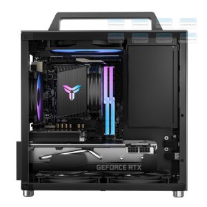 Vỏ case máy tính Mini ITX Jonsbo T8 Plus Black - Pcngon