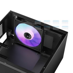 Vỏ case máy tính Mini ITX Jonsbo T8 Plus Black - Pcngon
