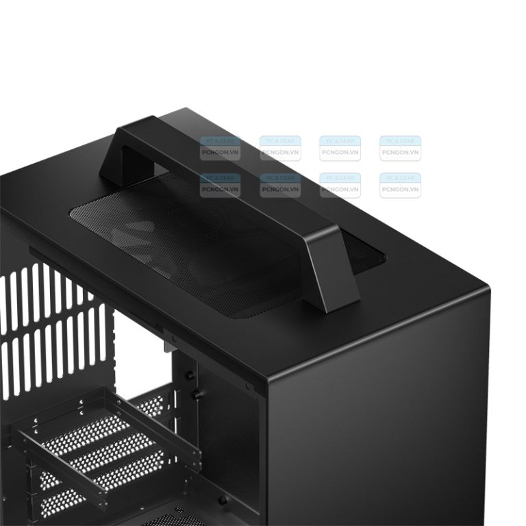 Vỏ case máy tính Mini ITX Jonsbo T8 Plus Black - Pcngon