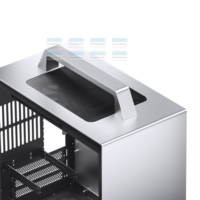 Vỏ case máy tính Mini ITX Jonsbo T8 Plus Silver - Pcngon