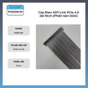 Cáp Riser PCI-E 3.0 Adt-Link dài 17.5cm - Pcngon