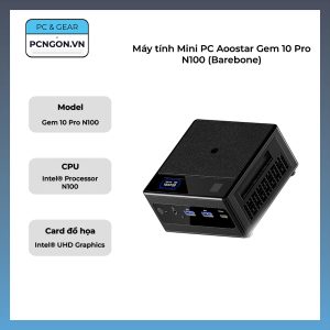 Máy tính Mini PC Aoostar R1 2 Bay 40T NAS (Barebone) - Pcngon