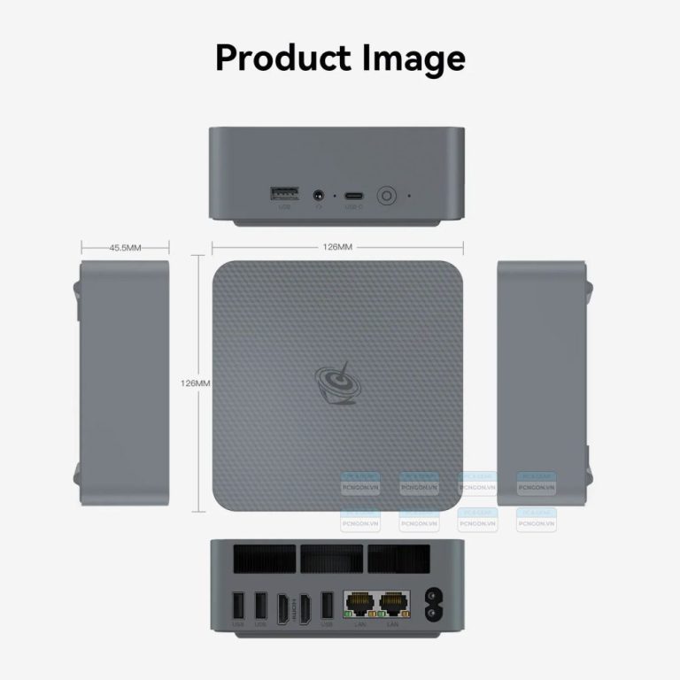 Máy tính Mini PC Beelink EQR6 AMD Ryzen 9 6900HX (Barebone) - Pcngon