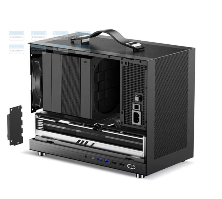 Vỏ case máy tính Mini ITX Shiny Snake G300 - Trắng - Pcngon