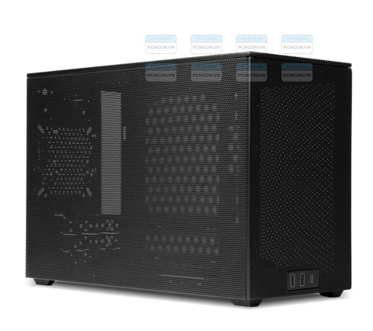Vỏ case máy tính Mini ITX Ssupd Meshroom D - Đen - Pcngon
