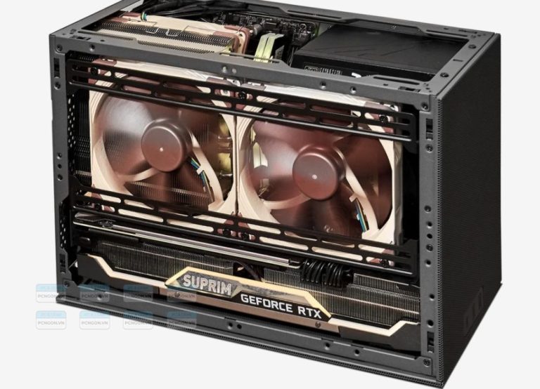 Vỏ case máy tính Mini ITX Ssupd Meshroom D - Đen - Pcngon