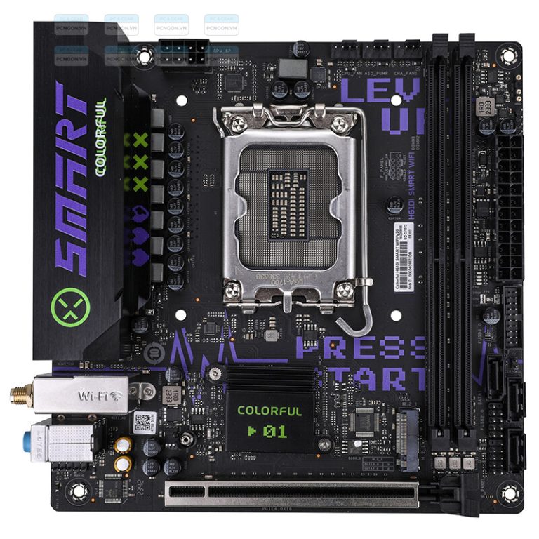 Mainboard Mini ITX Colorful H610I SMART WIFI V20 - Pcngon