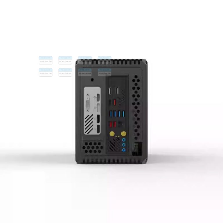 Vỏ case máy tính Mini ITX Miguo C7PRO Đen - Pcngon