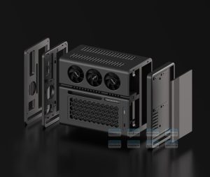 Vỏ case máy tính Mini ITX XIKII INDUSTRY FF04 LP - Đen - Pcngon