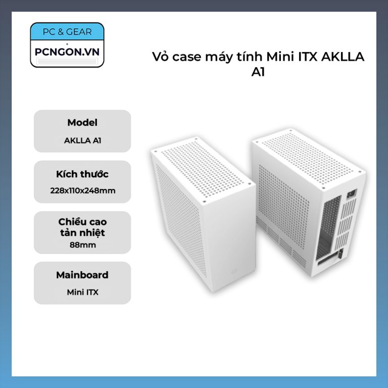 Vỏ case máy tính Mini ITX AKLLA A1 - Pcngon