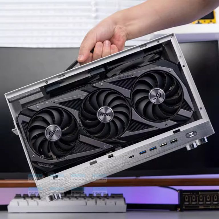 Vỏ case máy tính Mini ITX Shiny Snake S400 Pro Đen (Kèm Riser 4.0) - Pcngon