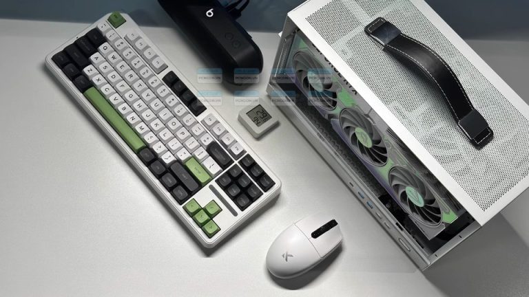 Vỏ case máy tính Mini ITX Shiny Snake S400 Pro Trắng (Kèm Riser 3.0 ...