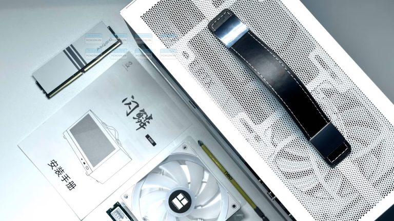 Vỏ case máy tính Mini ITX Shiny Snake S400 Pro Trắng (Kèm Riser 3.0 ...