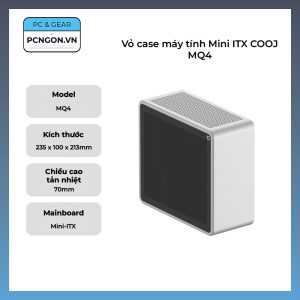 Vỏ case máy tính Mini ITX COOJ MQ4 - Pcngon