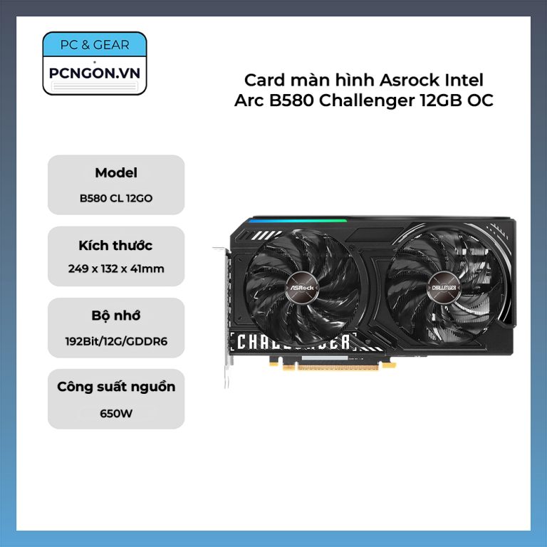Card màn hình Sparkle Intel Arc A380 ELF 6GB GDDR6 - Pcngon