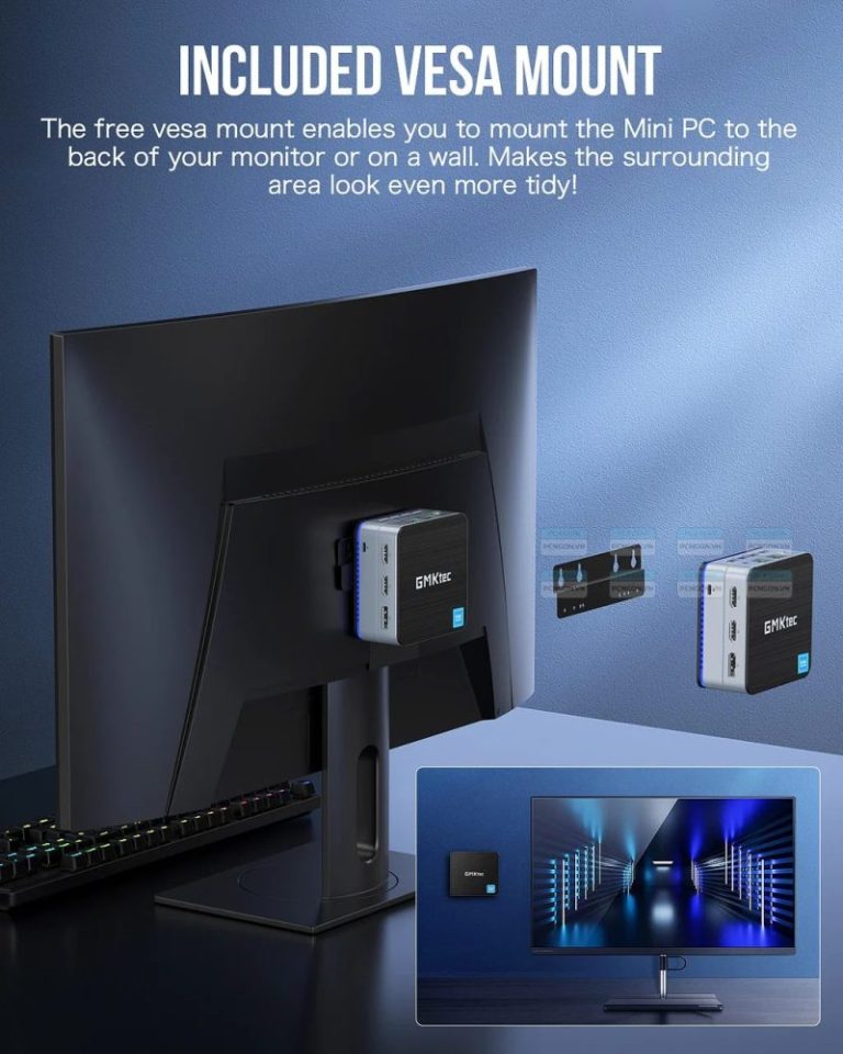 Máy tính Mini PC GMKtec G2 Intel N100 - Pcngon