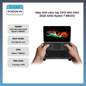 Máy tính cầm tay GPD Pocket 4 AMD Ryzen 7 8840U - Pcngon
