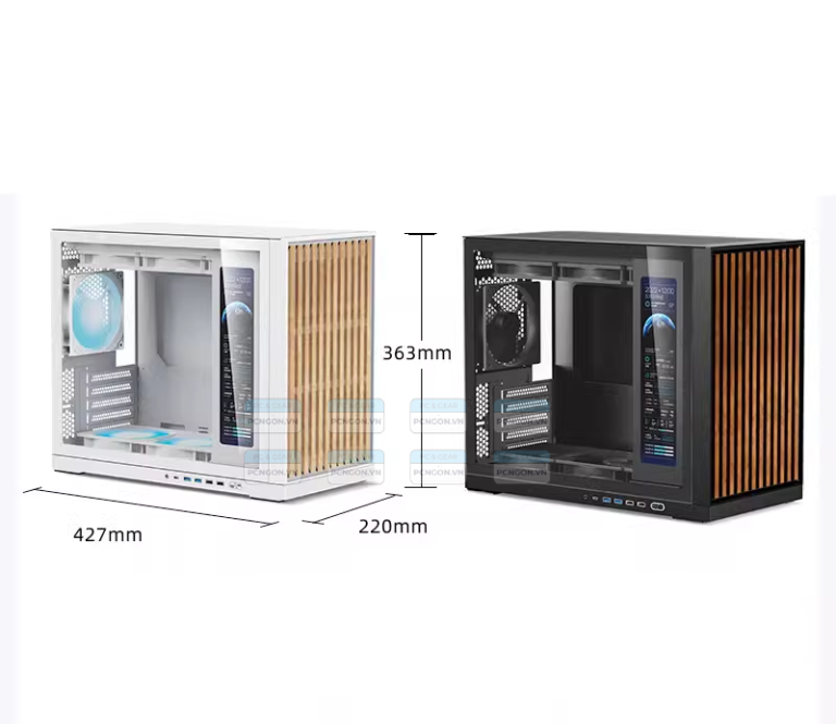 Vỏ case máy tính Shiny Snake G600 Đen - Pcngon