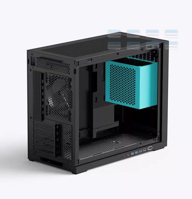 Vỏ case máy tính Shiny Snake G600 Đen - Pcngon