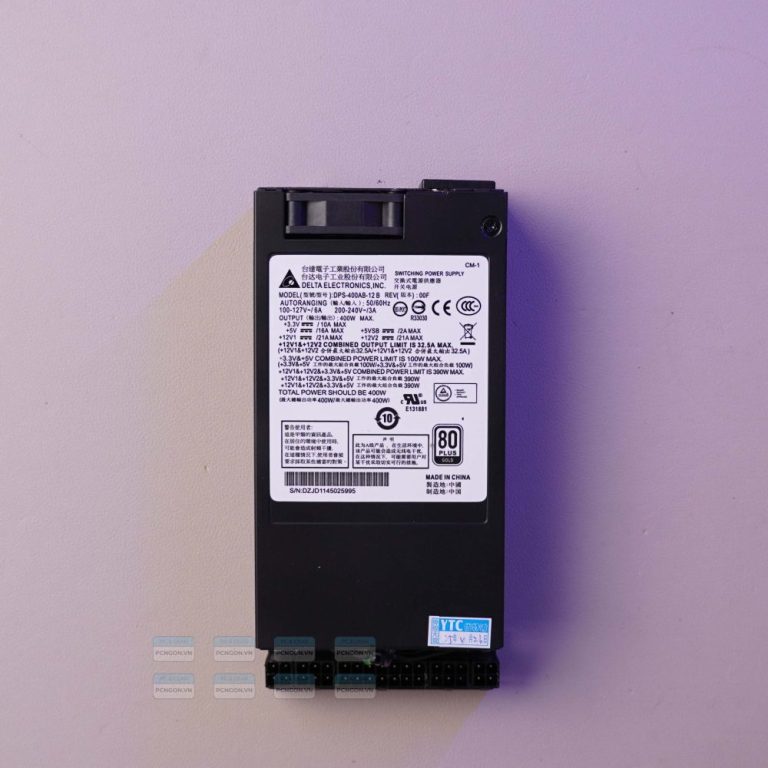 Nguồn Flex ATX Delta 400W Module YTC Mod Đen - Pcngon