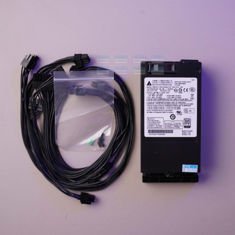 Nguồn Flex ATX Delta 400W Module YTC Mod Đen - Pcngon