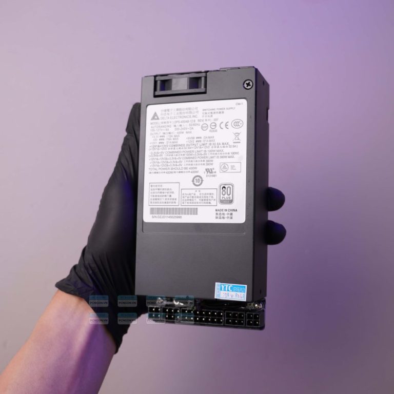 Nguồn Flex ATX Delta 400W Module YTC Mod Đen - Pcngon