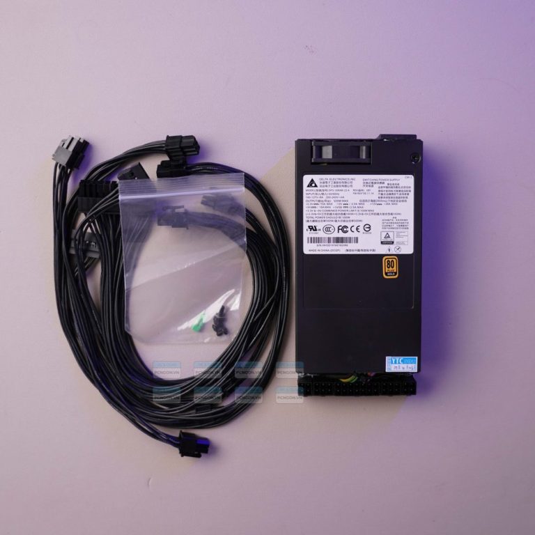 Nguồn Flex ATX Delta 500W Module đen YTC Mod Đen - Pcngon