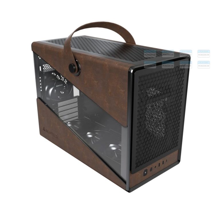 Vỏ case máy tính Mini ITX Montech Heritage PRO Black - Pcngon