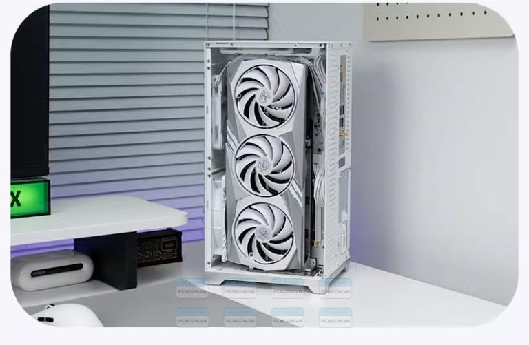 Vỏ case máy tính Mini ITX Shiny Snake L400 Trắng (Kèm Riser 4.0) - Pcngon