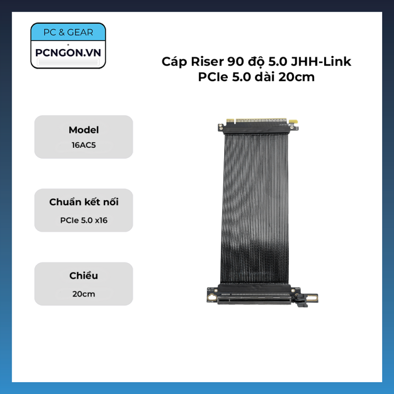 Cáp Riser PCI-E 3.0 Adt-Link dài 17.5cm - Pcngon