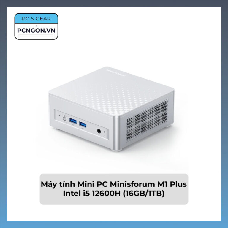 Máy tính Mini PC Minisforum M1 Plus Intel i5 12600H (16GB/1TB) - Pcngon